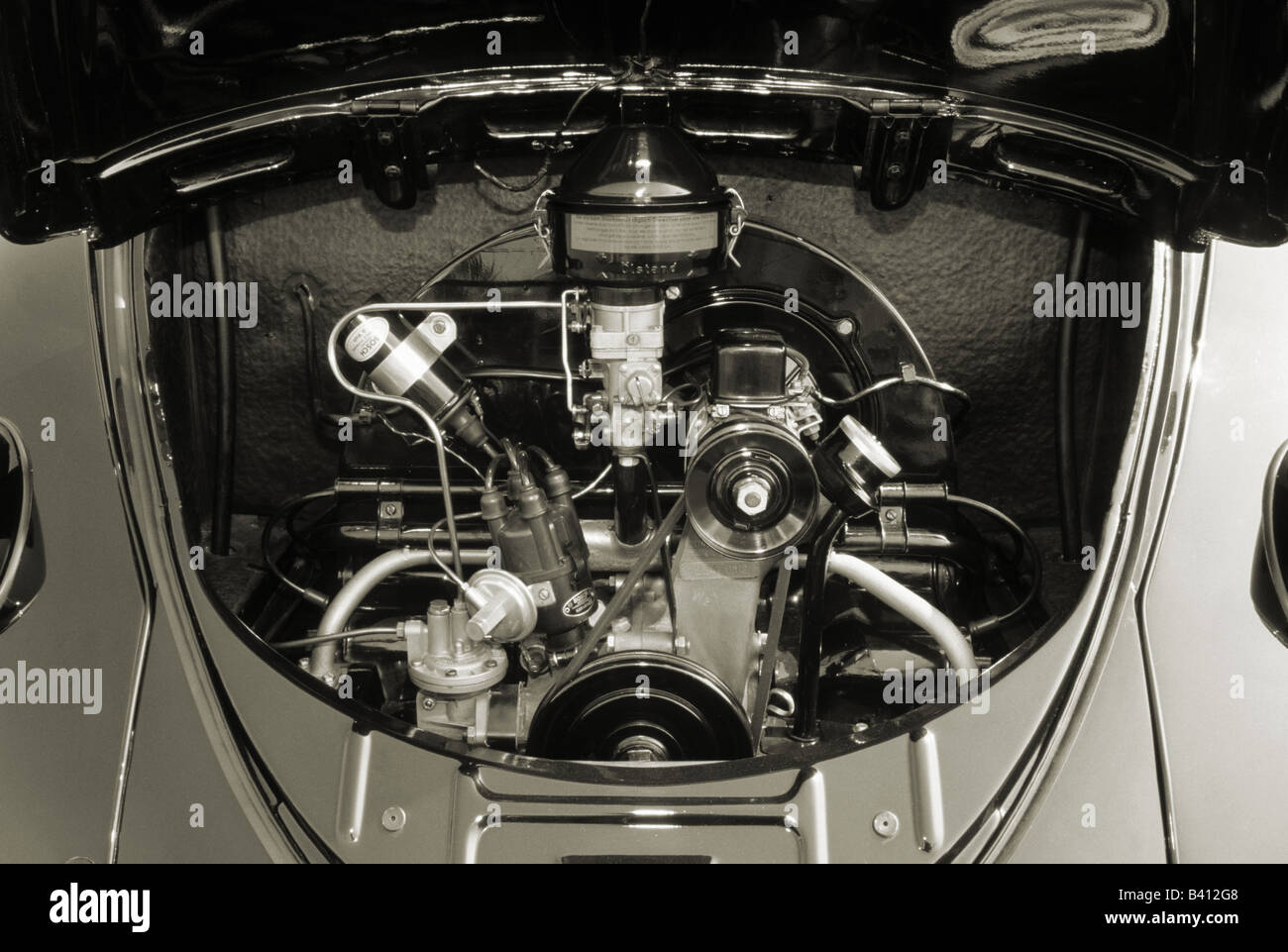 Vw beetle engine hi-res stock photography and images - Alamy