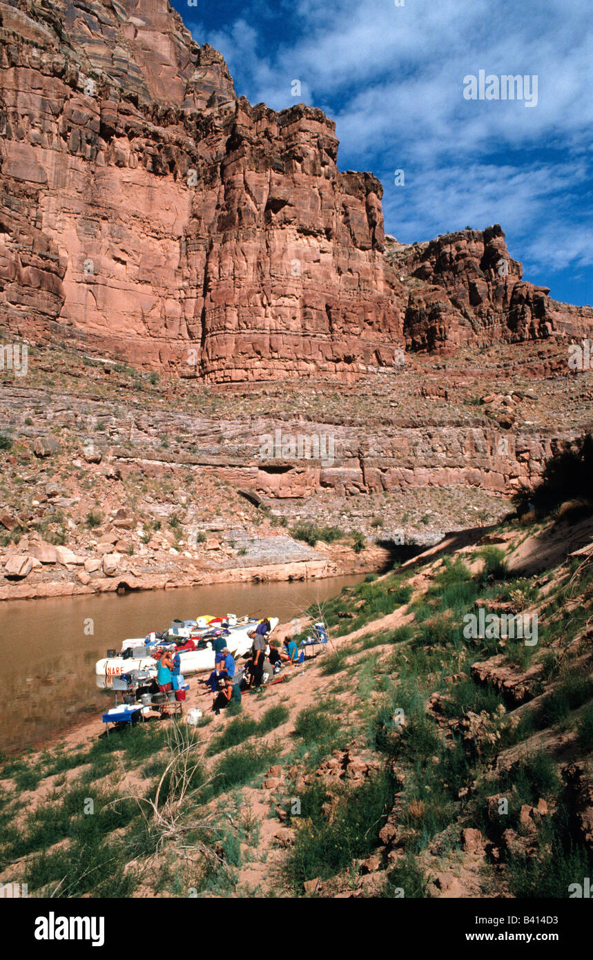 Colorado River rafting, Utah, USA Stock Photo - Alamy