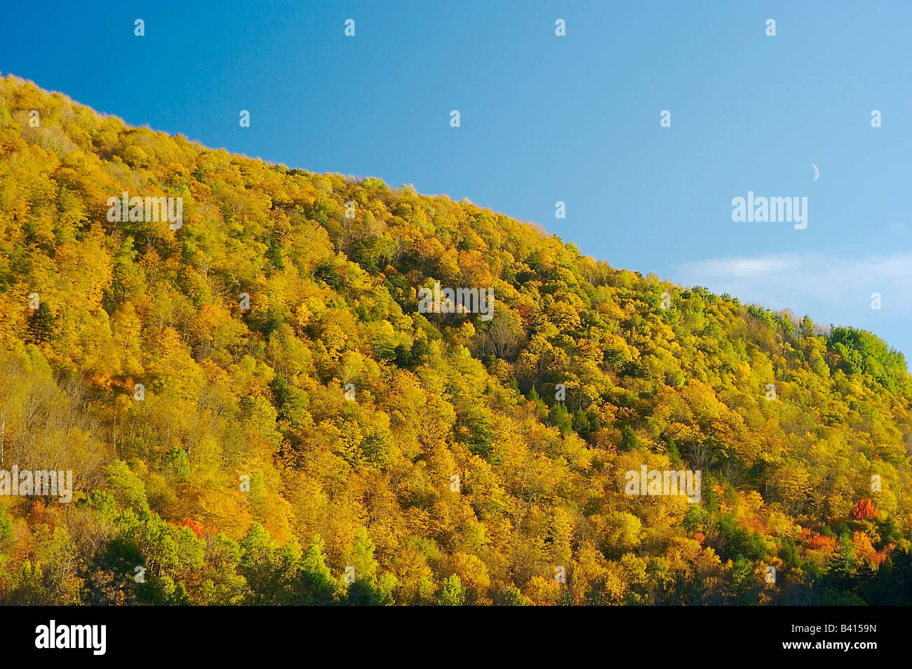 Vermont fall moon hi-res stock photography and images - Alamy
