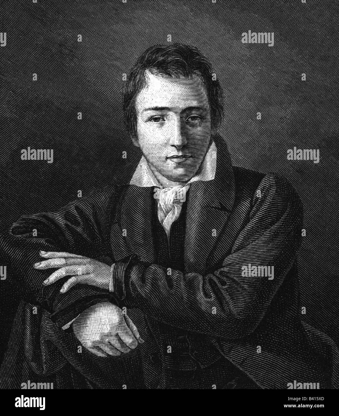 Portrait poet heinrich heine 1797 1856 hi-res stock photography and ...