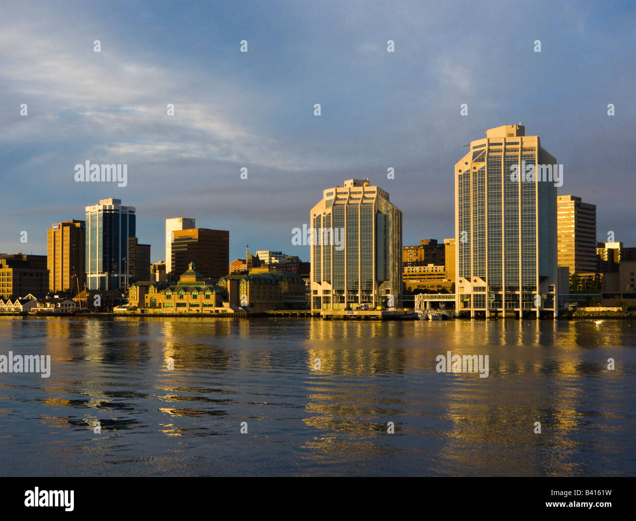 Halifax waterfront at dawn Stock Photo - Alamy
