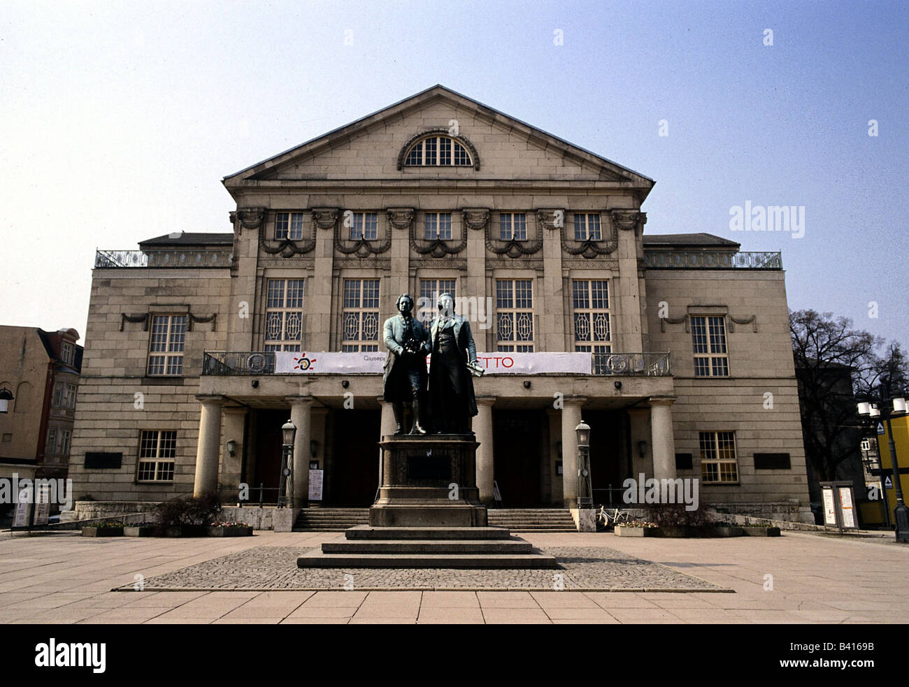 geography / travel, Germany, Thuringia, Weimar, theatre, Goethe and ...