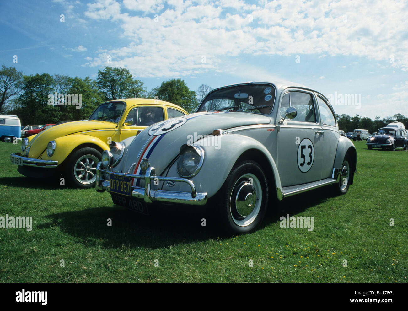 Volkswagen beetle herbie car auto hi-res stock photography and images ...