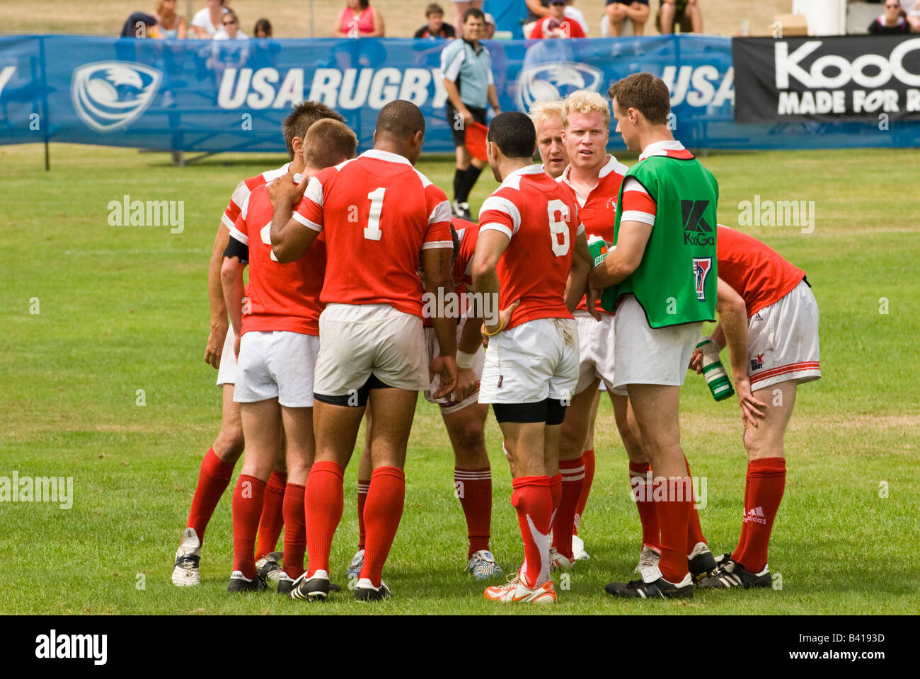 USA, WA, Ferndale. Chuckanut Bay Rugby Club hosts USA Rugby National 7 ...