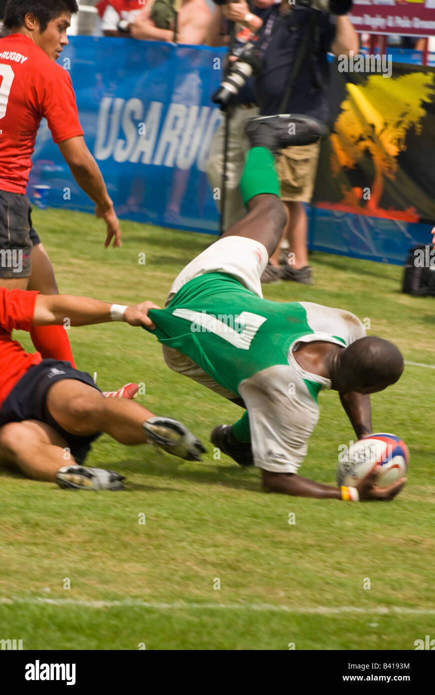 USA, WA, Ferndale. Chuckanut Bay Rugby Club hosts USA Rugby National 7 ...