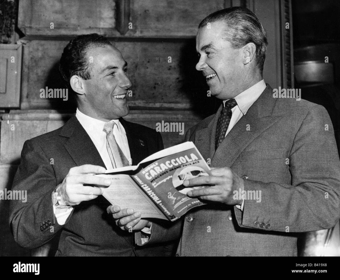 Caracciola, Rudolf 30.1.1901 - 28.9.1959, German racecar driver, with ...