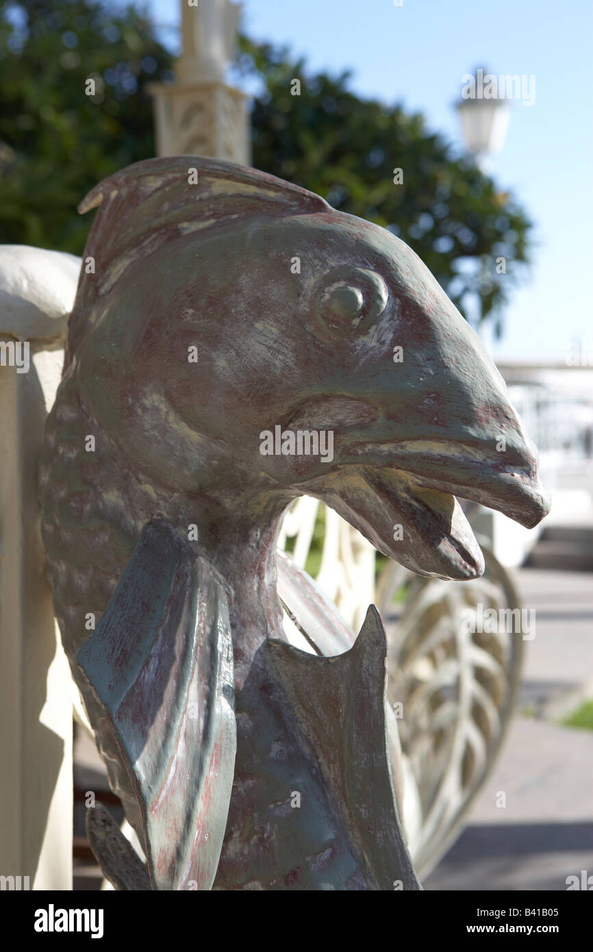 Bronze sculpture of a fish Stock Photo - Alamy