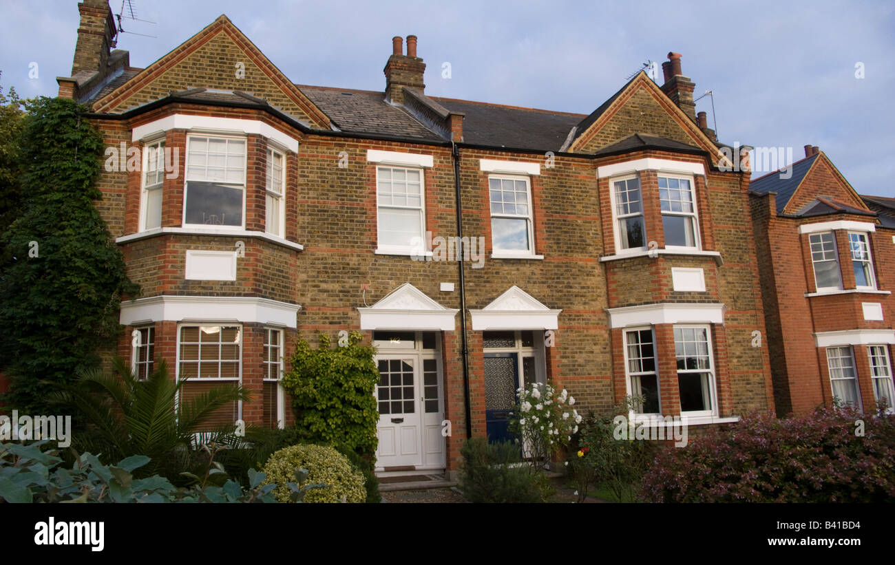 Semi detached houses Stock Photo - Alamy