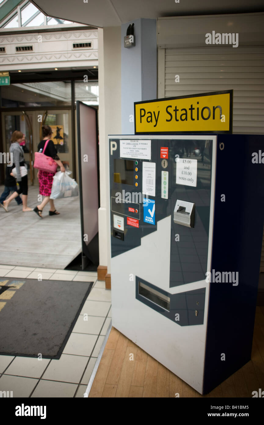 Pay Station for Car Park in shopping Mall Shoot ref 3688 Stock Photo ...