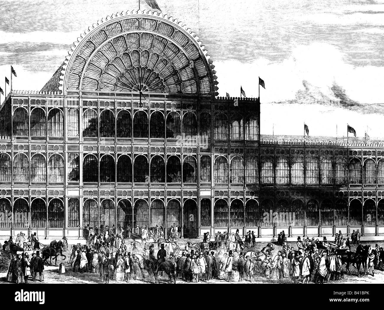exhibition, world exhibition London 1.5. - 18.10.1851 Stock Photo ...