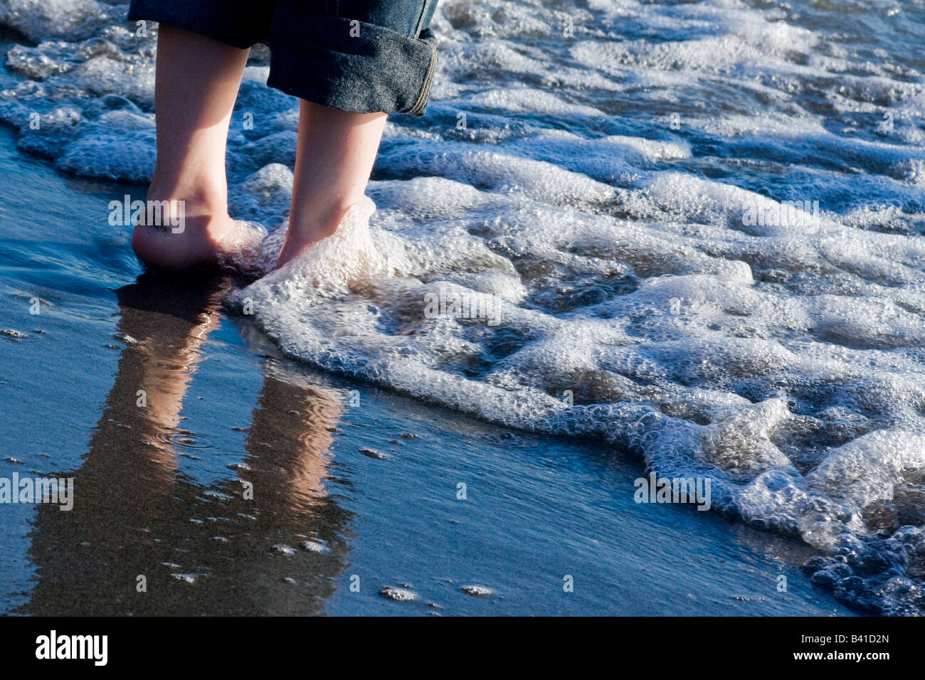 Feet Water Splash High Resolution Stock Photography and Images - Alamy