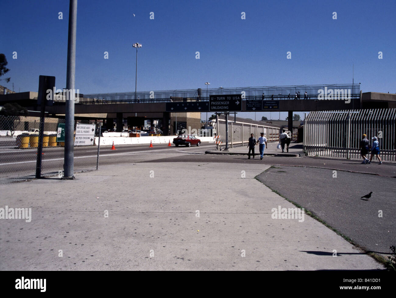 geography / travel, USA, California, San Diego, border to Mexico ...