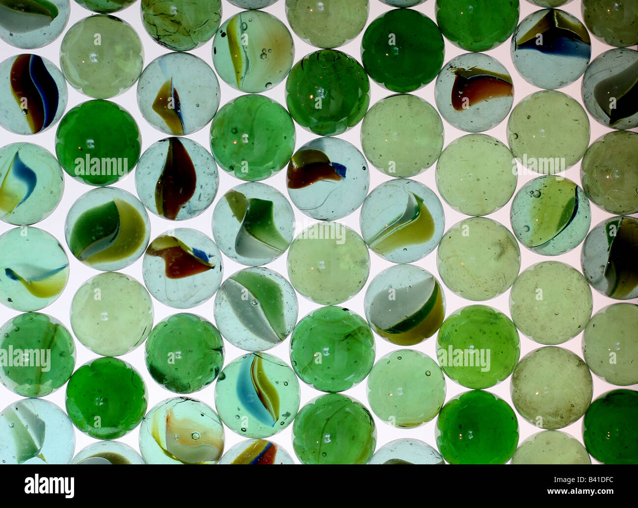 Illuminated glass marbles Stock Photo - Alamy