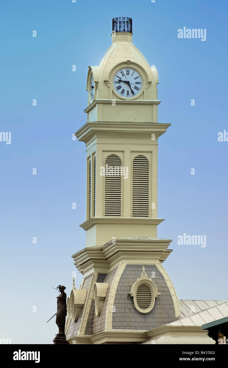 Clock tower at the Scott county courthouse in Georgetown Kentucky Stock ...