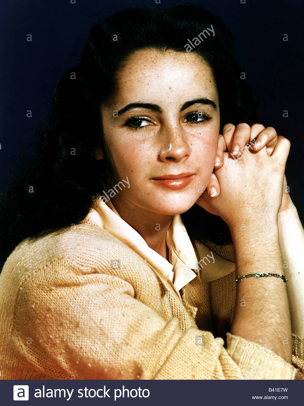 Elizabeth Taylor Portrait Stock Photos & Elizabeth Taylor Portrait ...
