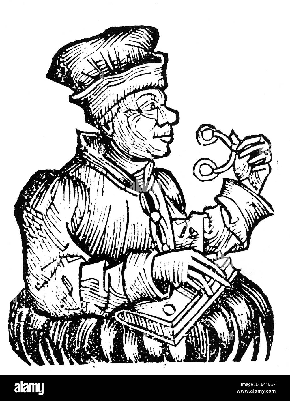 Woodcut by michael wohlgemut hi-res stock photography and images - Alamy