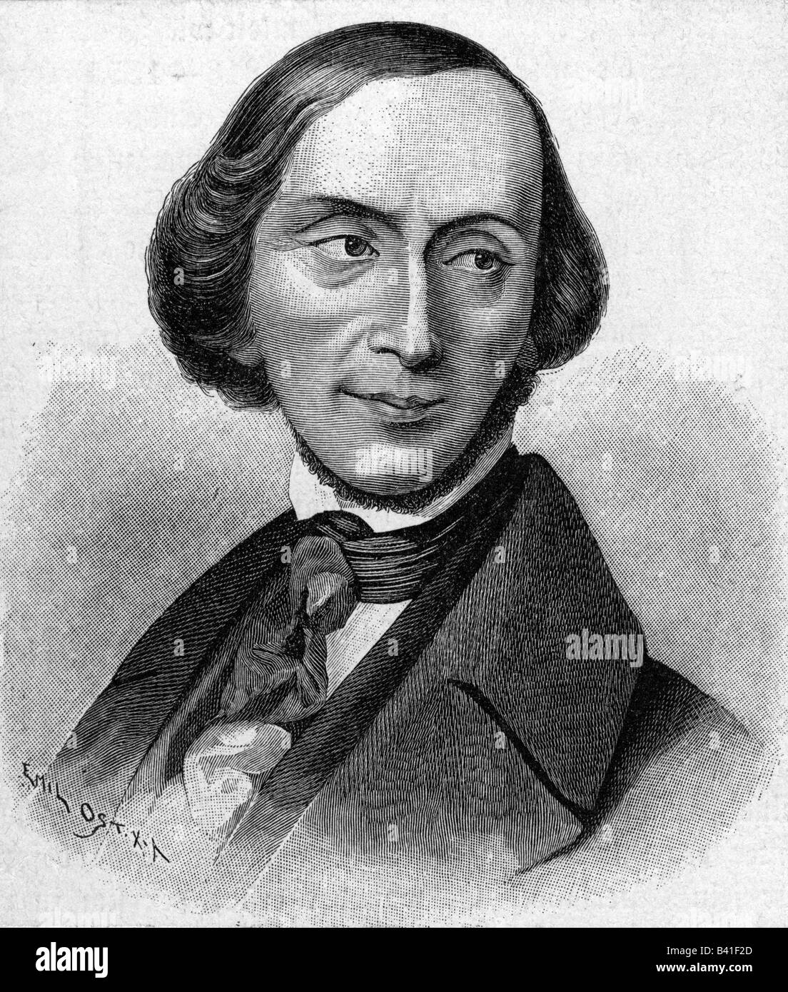 Hans christian andersen portrait hi-res stock photography and images ...