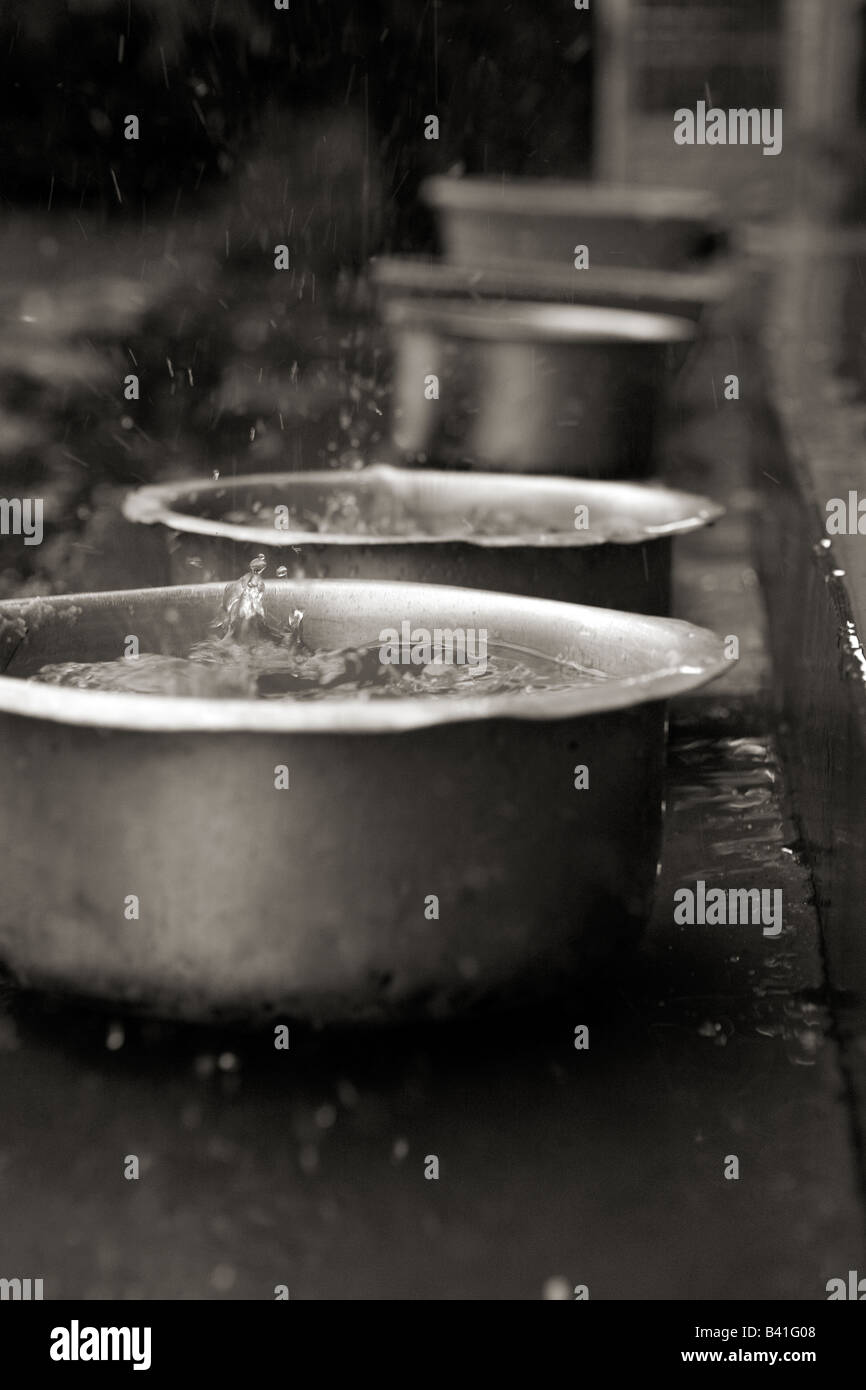 Collecting raindrops in Gisenyi, Rwanda Stock Photo - Alamy