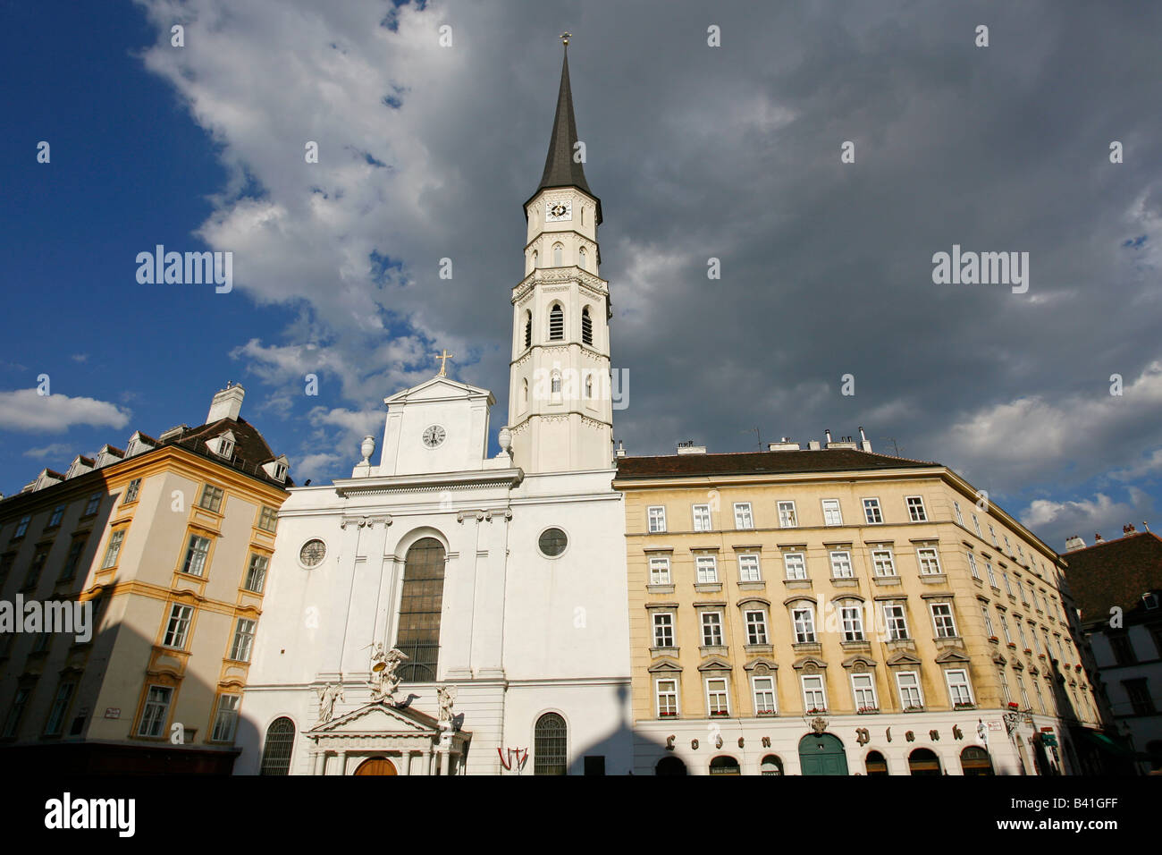 Michaelerkirche Vienna Austria Stock Photo - Alamy
