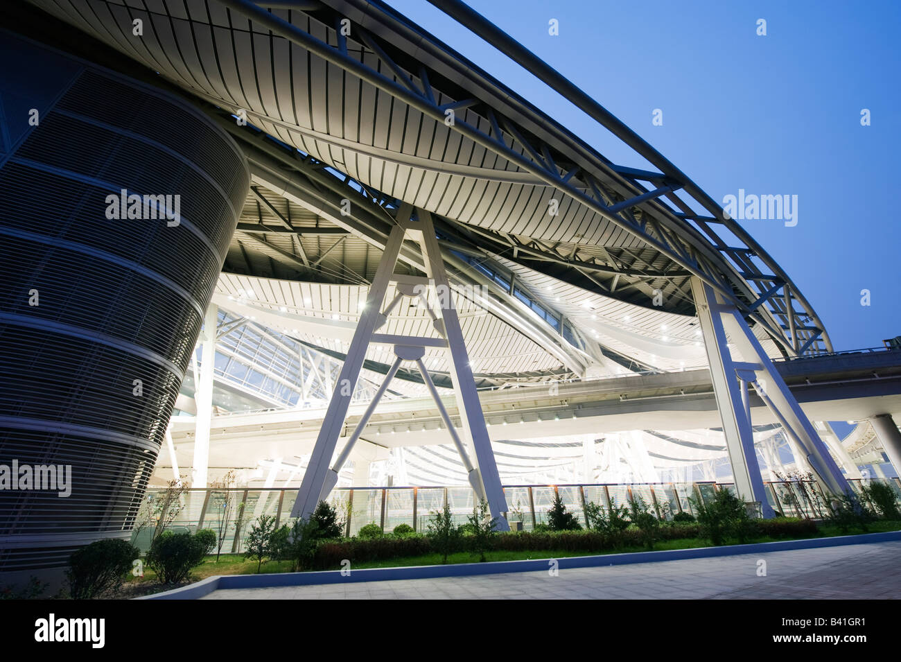 Beijing south railway train station China Stock Photo - Alamy