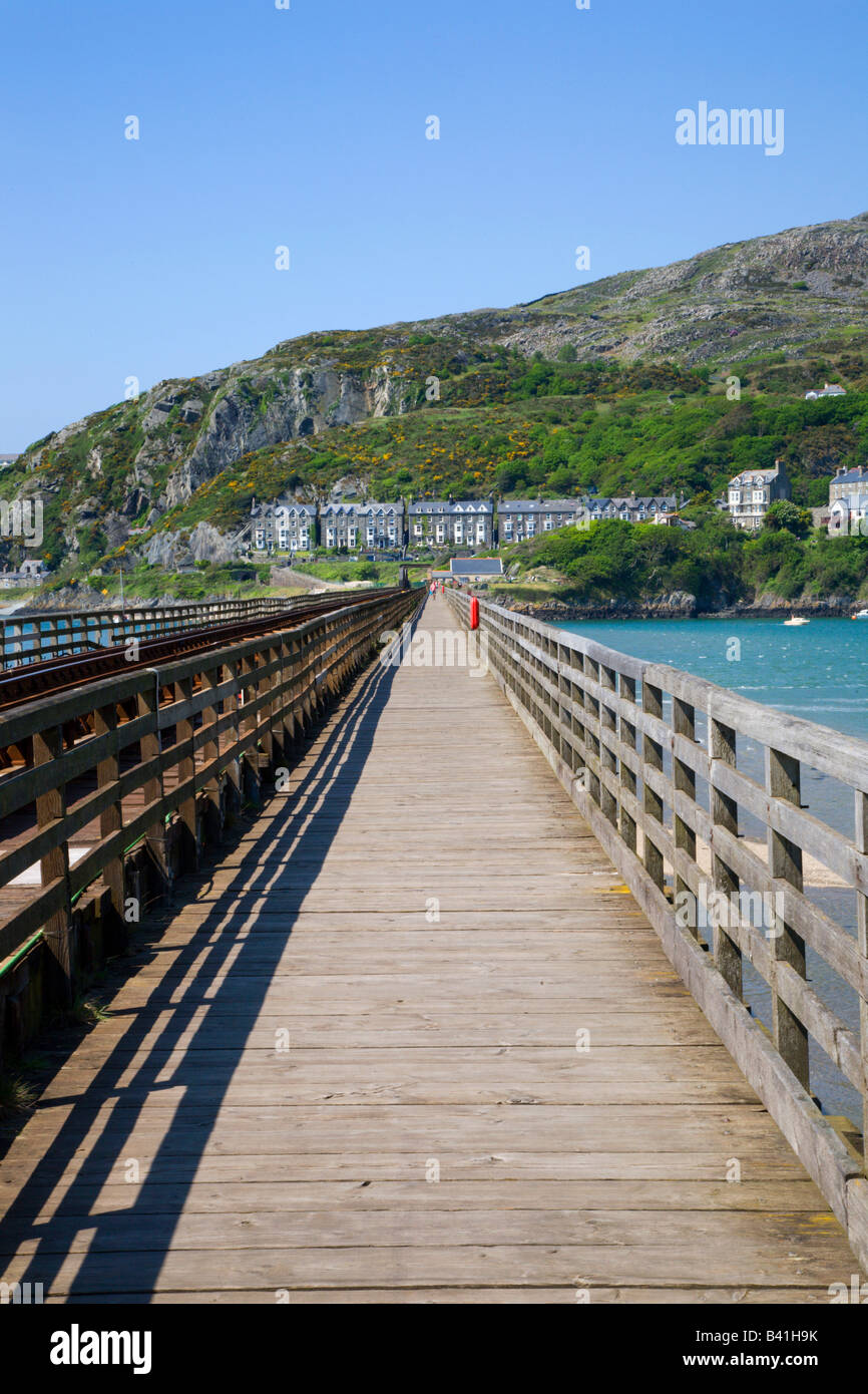 Barmouth Bridge Snowdonia Wales Stock Photo - Alamy