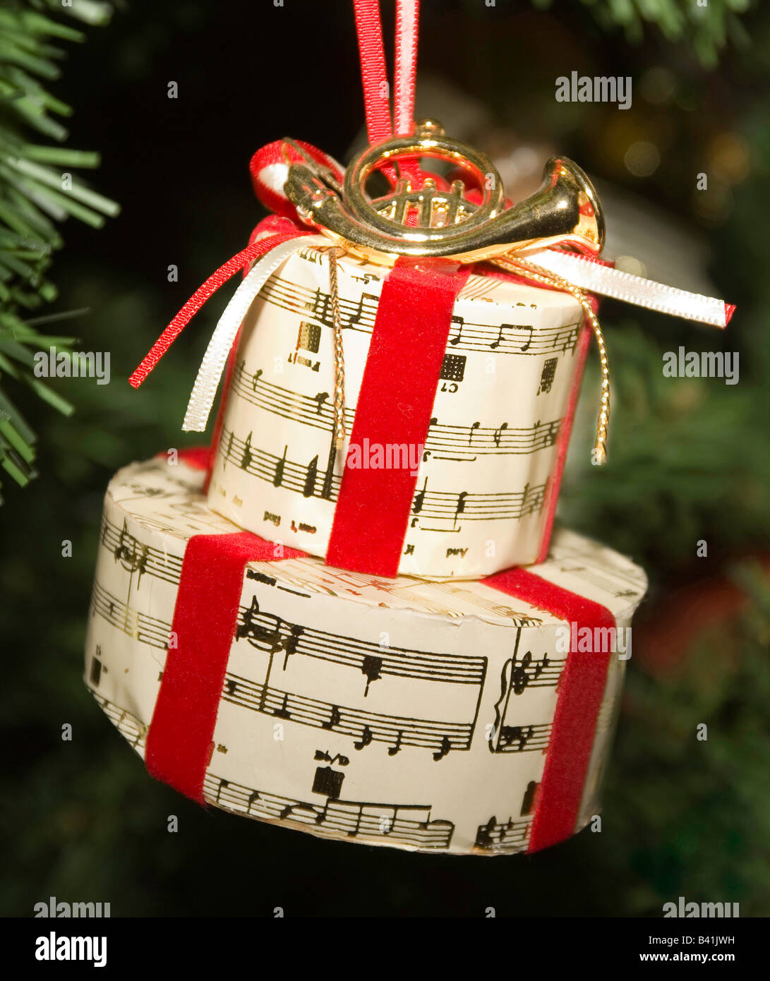 Musical theme decorations hi-res stock photography and images - Alamy
