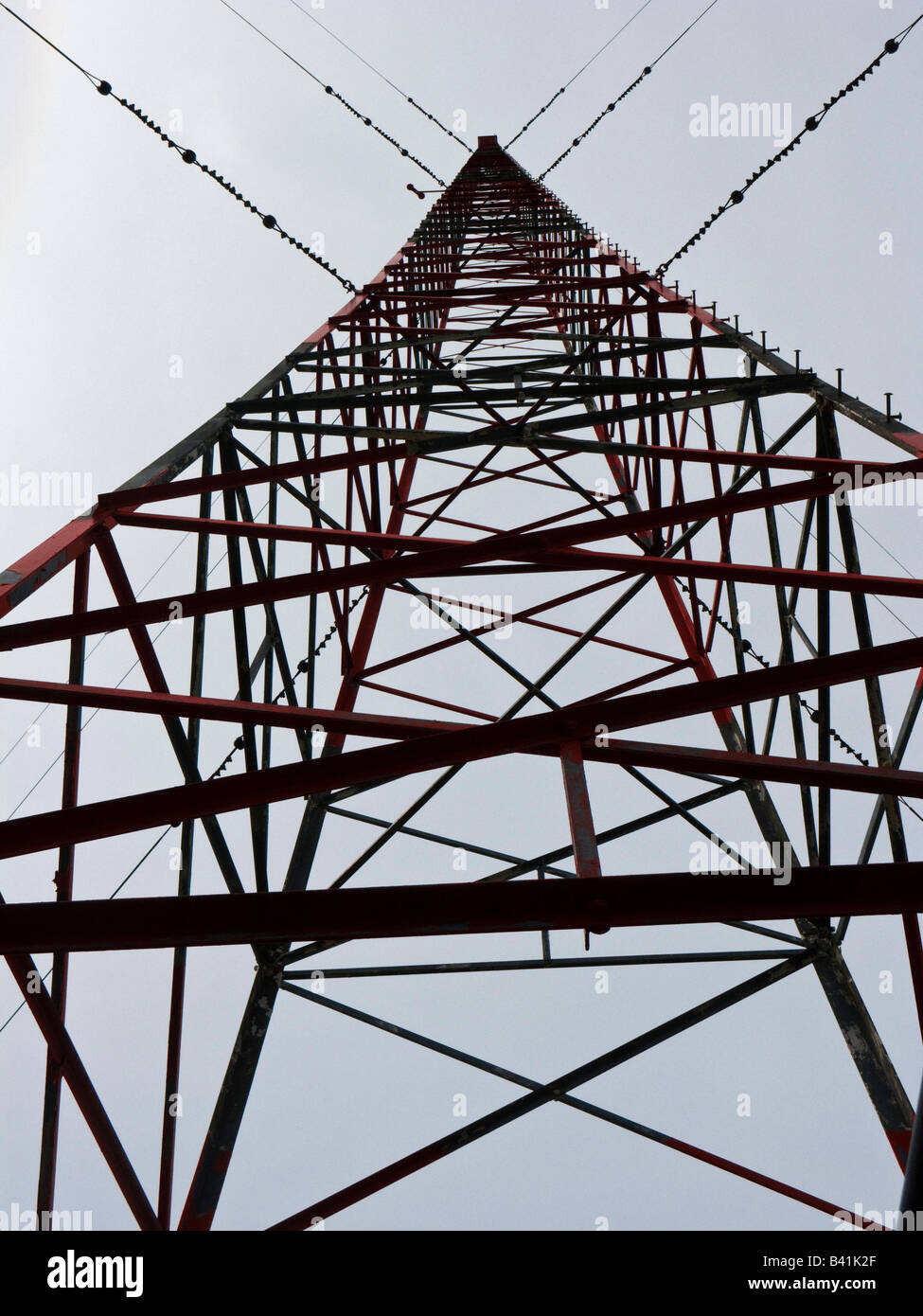 A radio antenna tower Stock Photo - Alamy