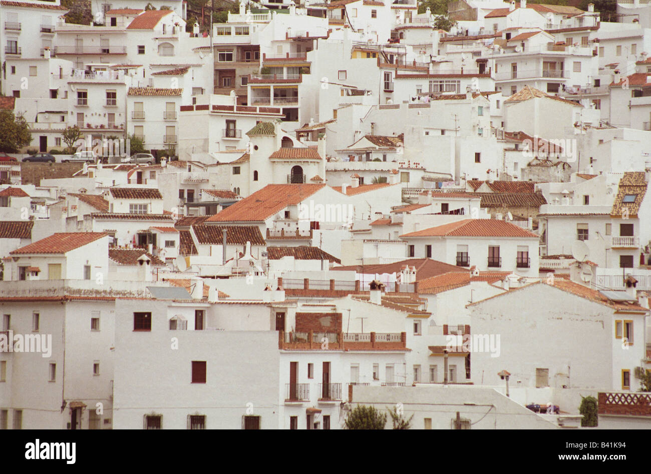 The Village of Ojen in Andalucia Spain Stock Photo - Alamy