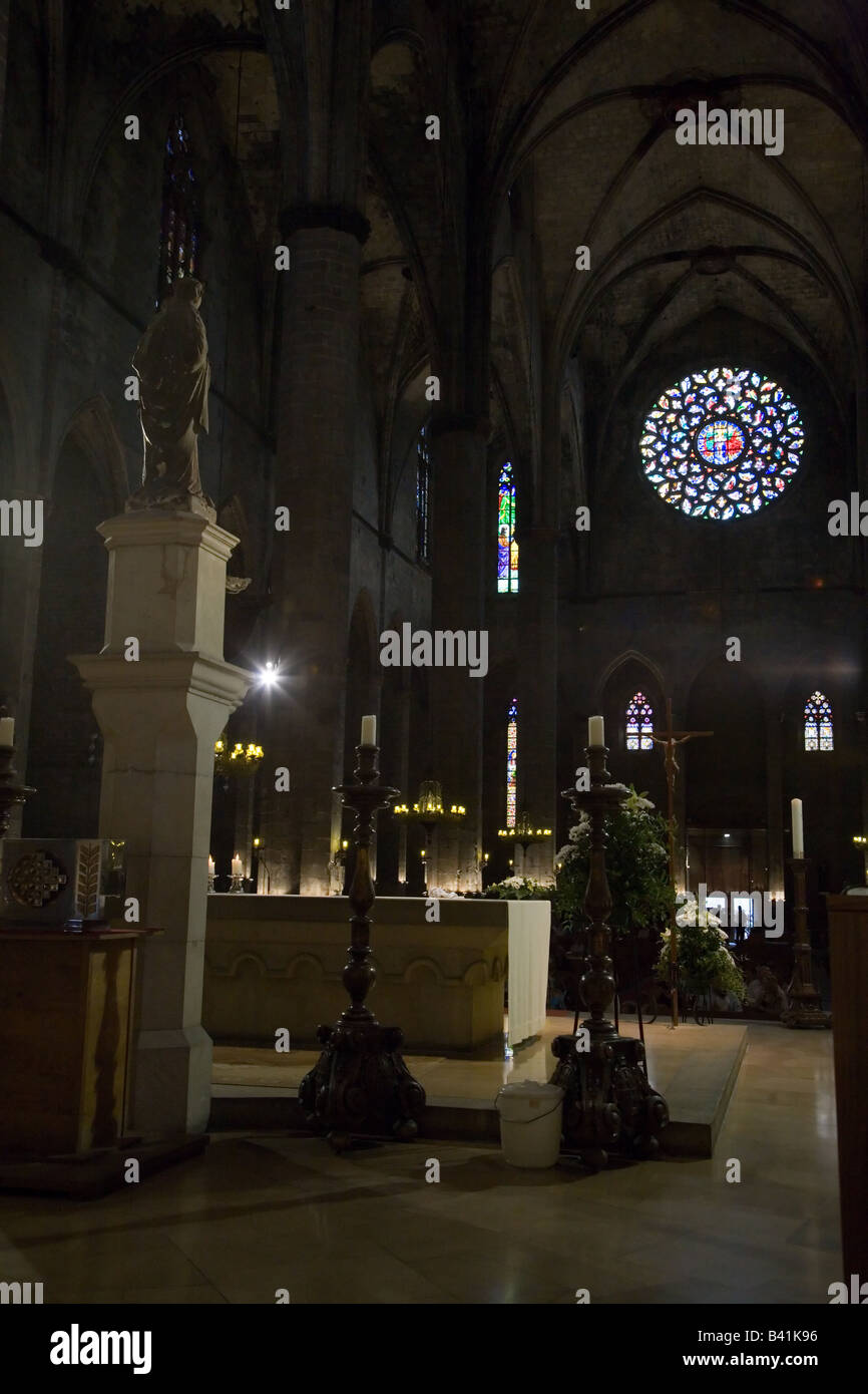 Església de Santa Maria del Pi; Church of St. Mary of the Pine ...