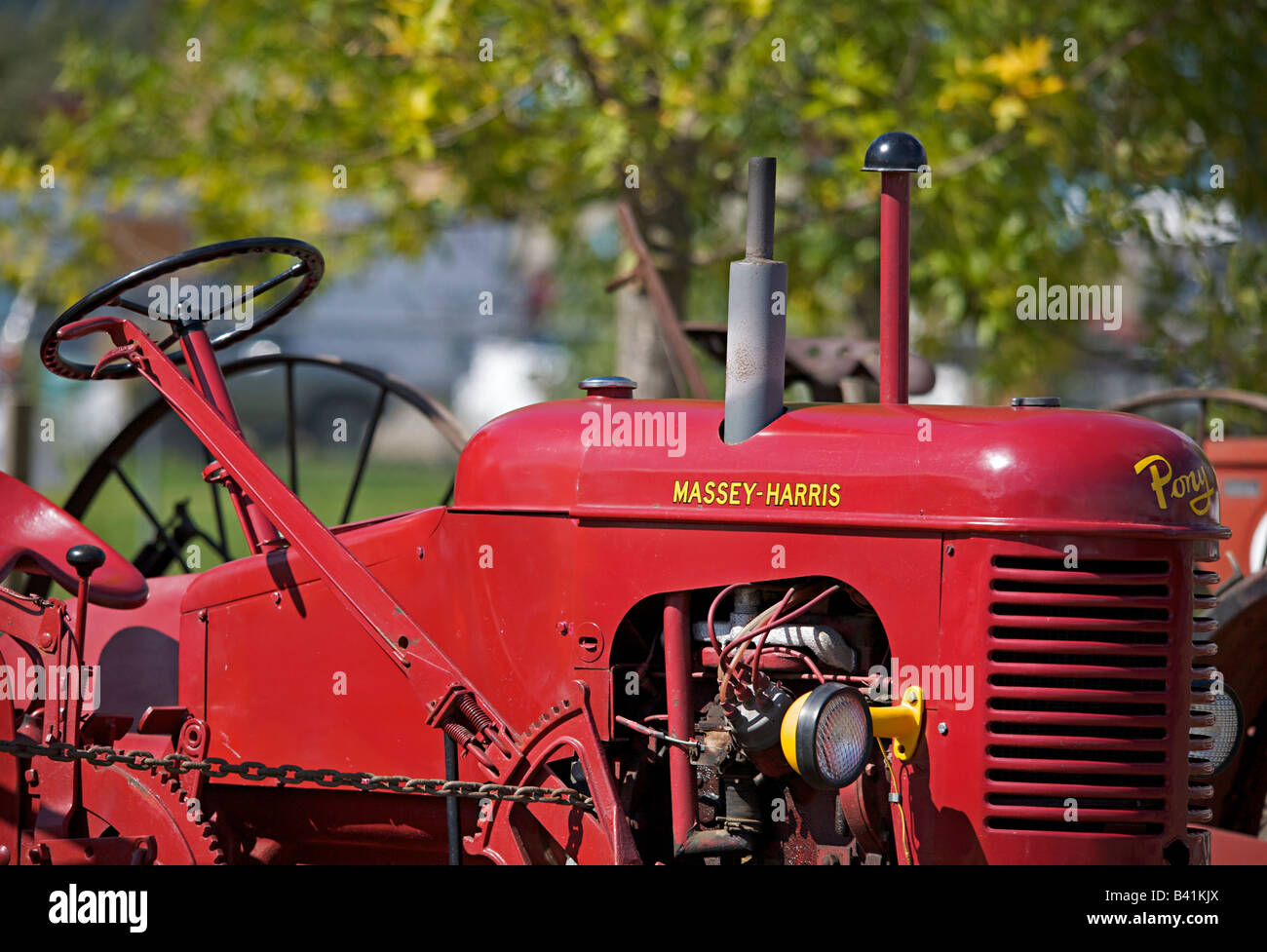 Massey Harris Tractor Stock Photo - Alamy