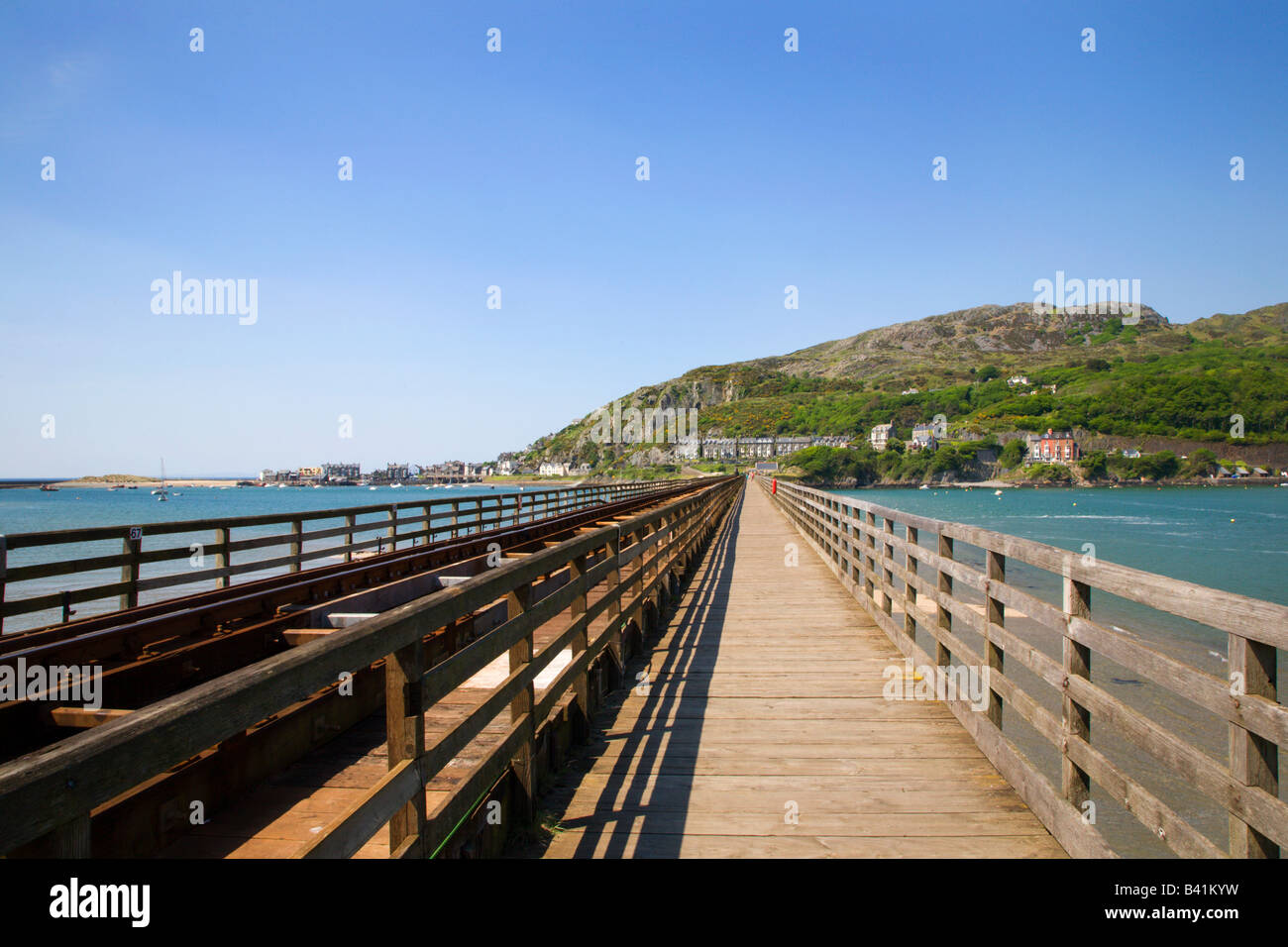 Barmouth Bridge Snowdonia Wales Stock Photo - Alamy