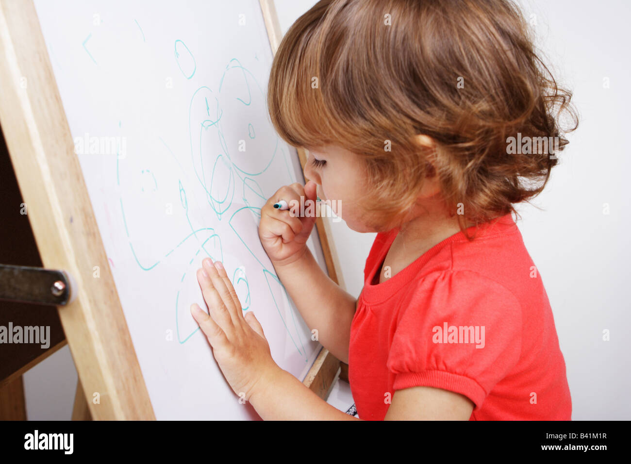 Child scribbling drawing hi-res stock photography and images - Alamy
