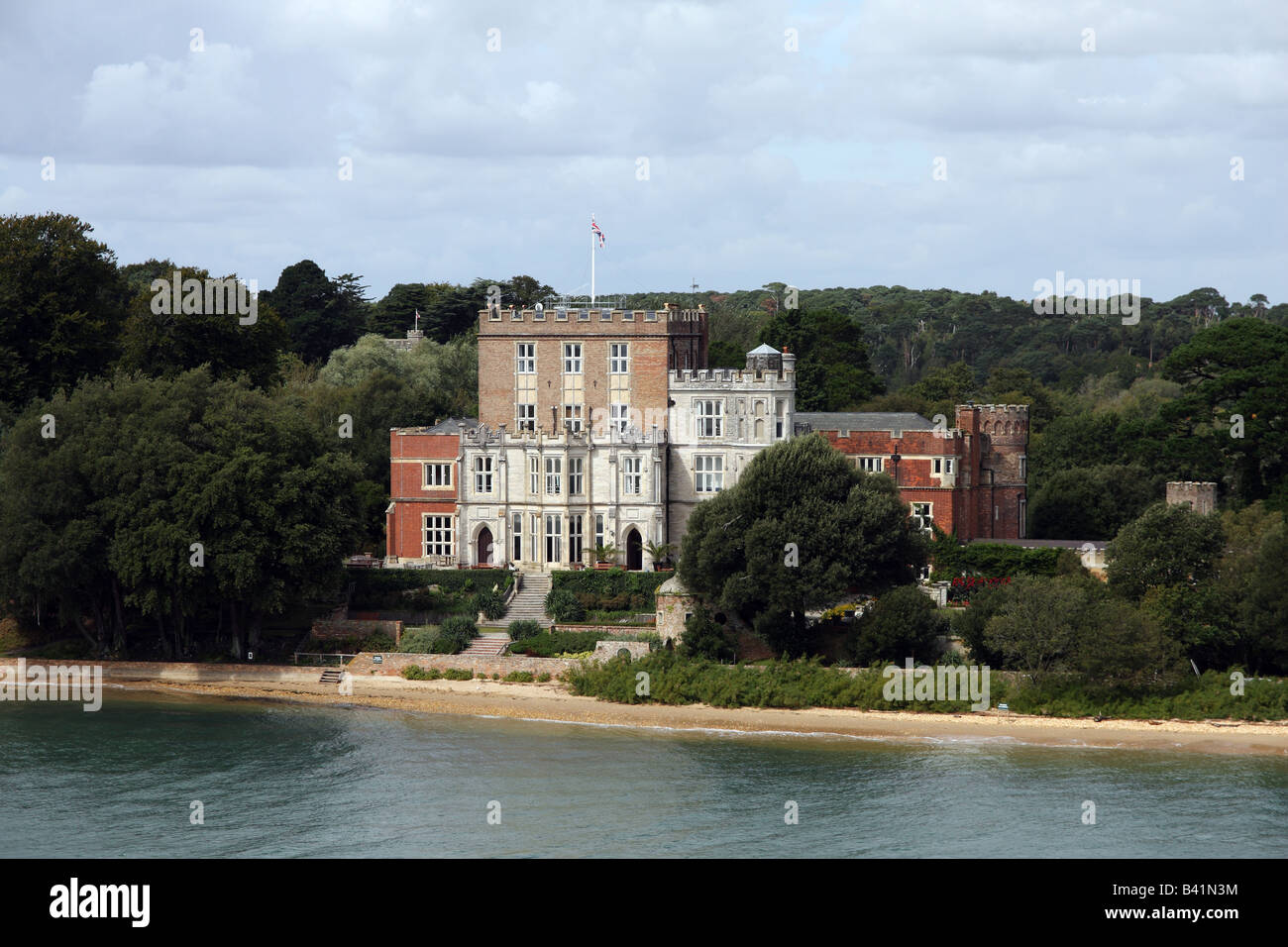 A view of Brownsea island in Poole harbour in Dorset in England Stock ...