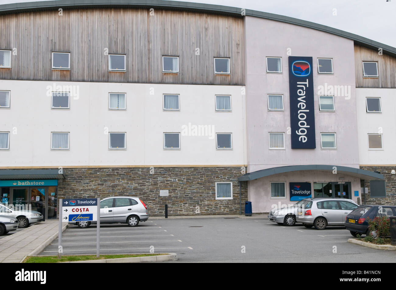 Travelodge Hotel, St Austell cornwall Stock Photo - Alamy