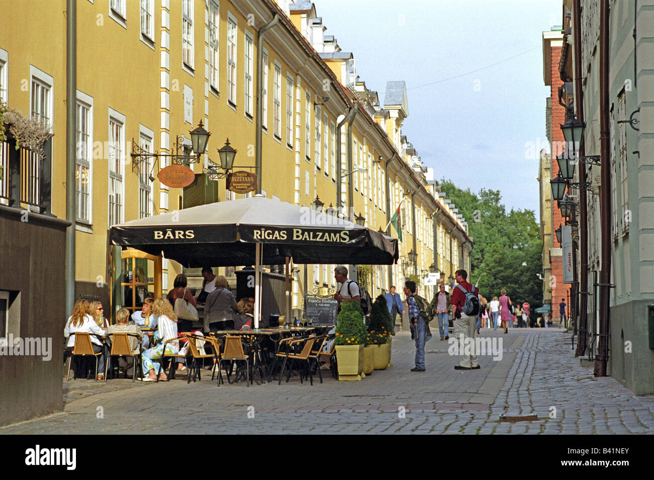 Riga cafe life hi-res stock photography and images - Alamy