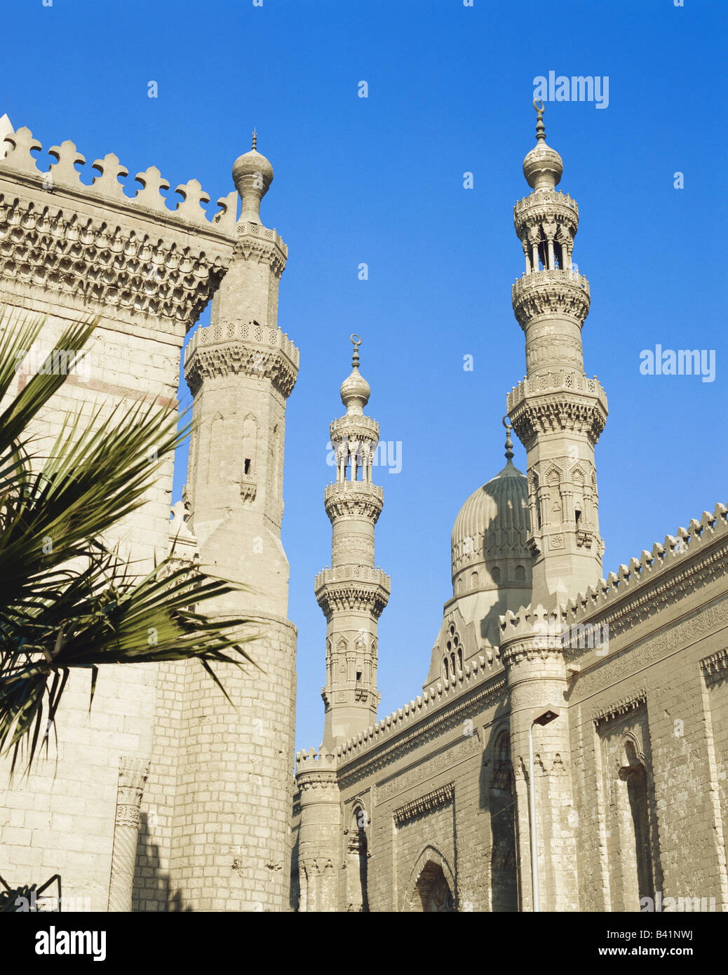 Minarets of the Alabaster Mosque Citadel Cairo Egypt Stock Photo - Alamy