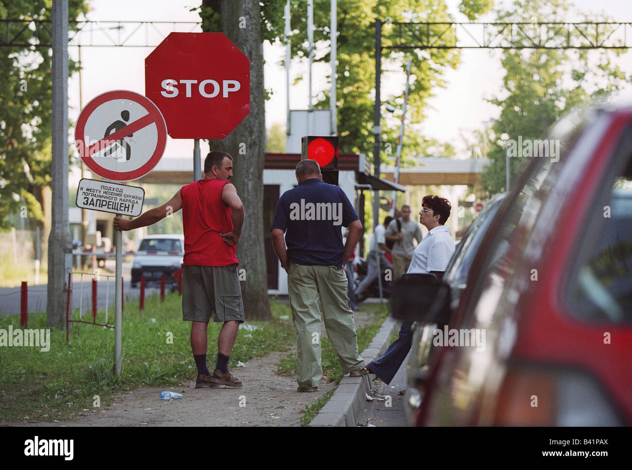 Polish russian border hi-res stock photography and images - Alamy
