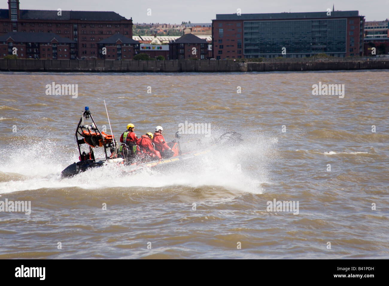 Merseyside Fire and Rescue Service boat at the Tall Ships race in ...