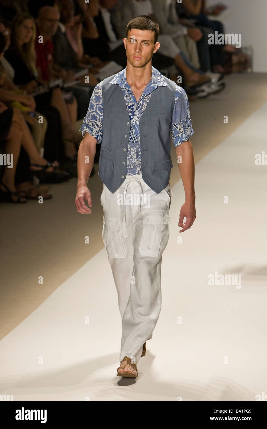 Perry Ellis presents Spring & Summer 2009 Mens ready to wear collection ...