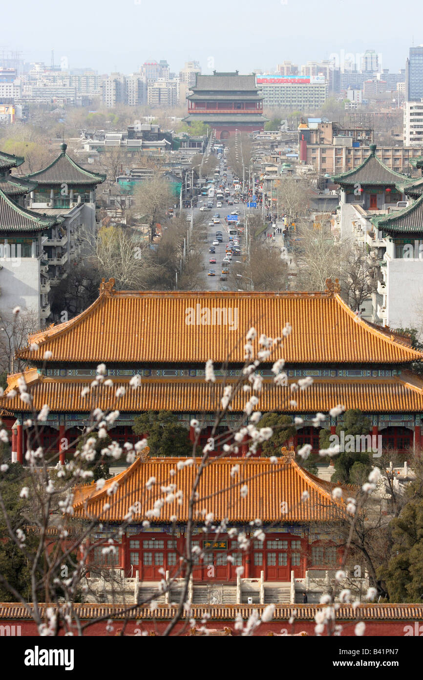 Cityscape of Beijing with typical Chinese buildings Stock Photo - Alamy