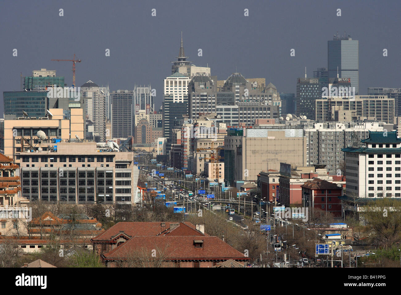 Cityscape of Beijing, China Stock Photo - Alamy