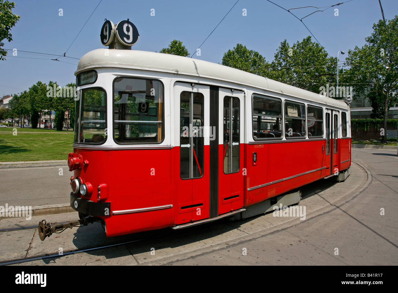 Tram in Vienna Austria Stock Photo - Alamy