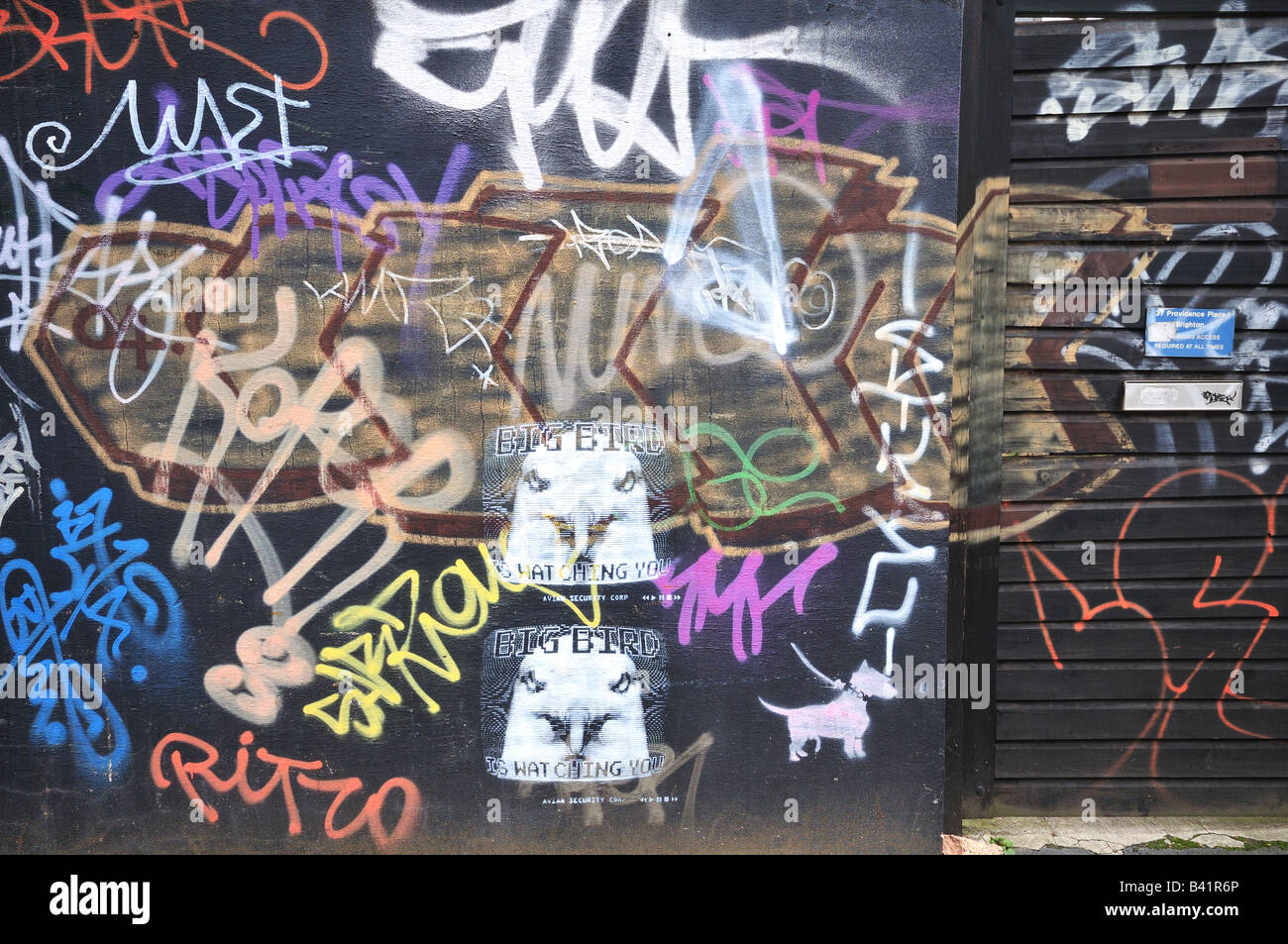 Urban city graffiti, England Stock Photo - Alamy