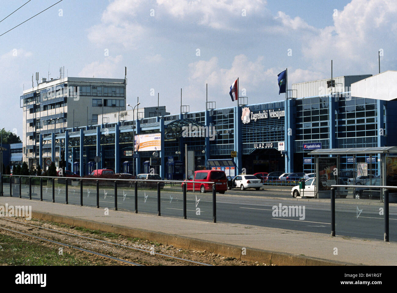 Zagreb fair entrance Zagreb Croatia Stock Photo - Alamy