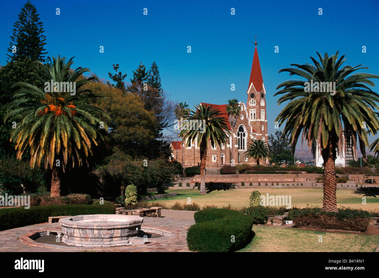 Church in Windhoek Namibia Africa Stock Photo - Alamy