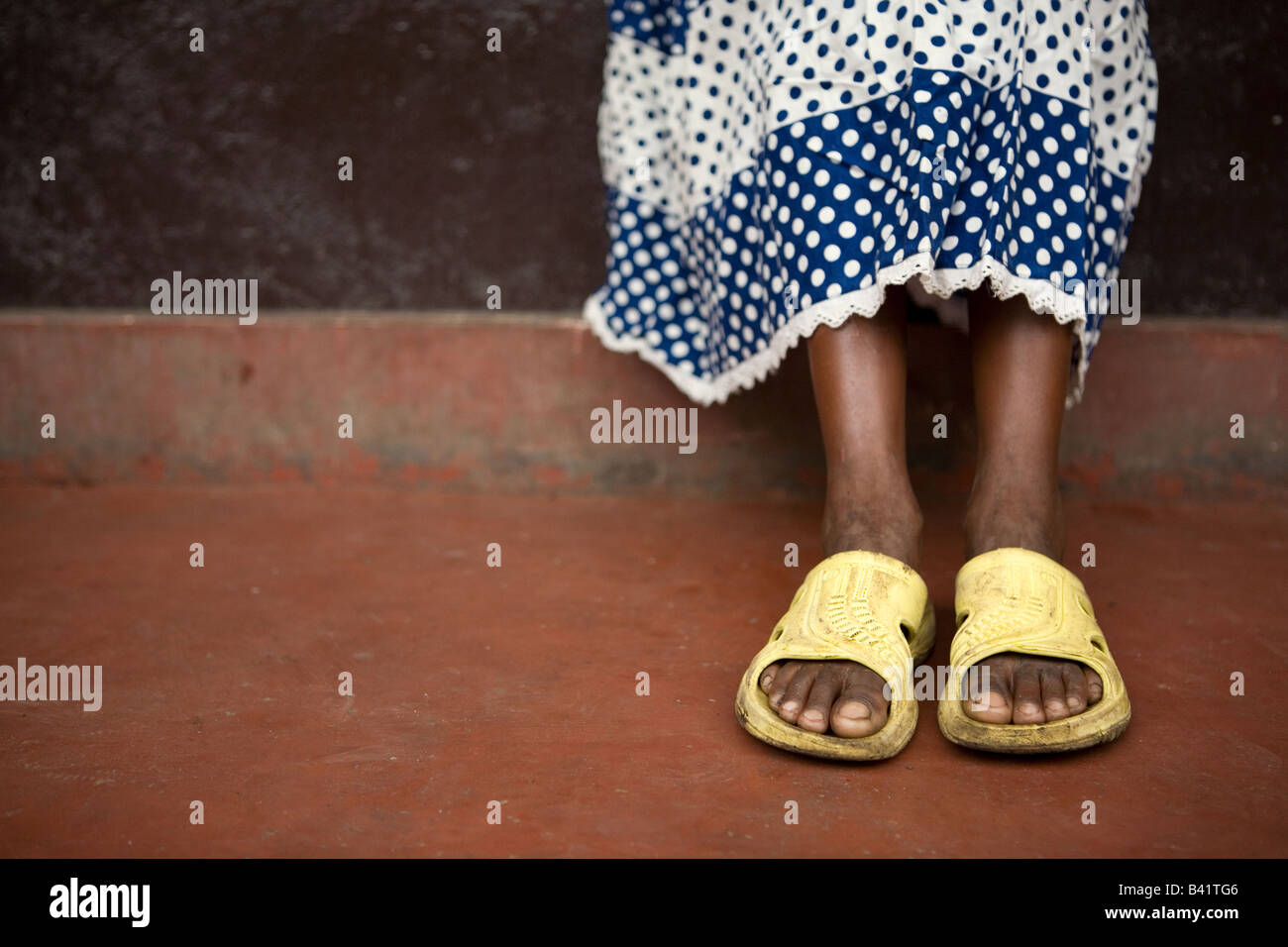 African dirty girls feet hi-res stock photography and images - Alamy