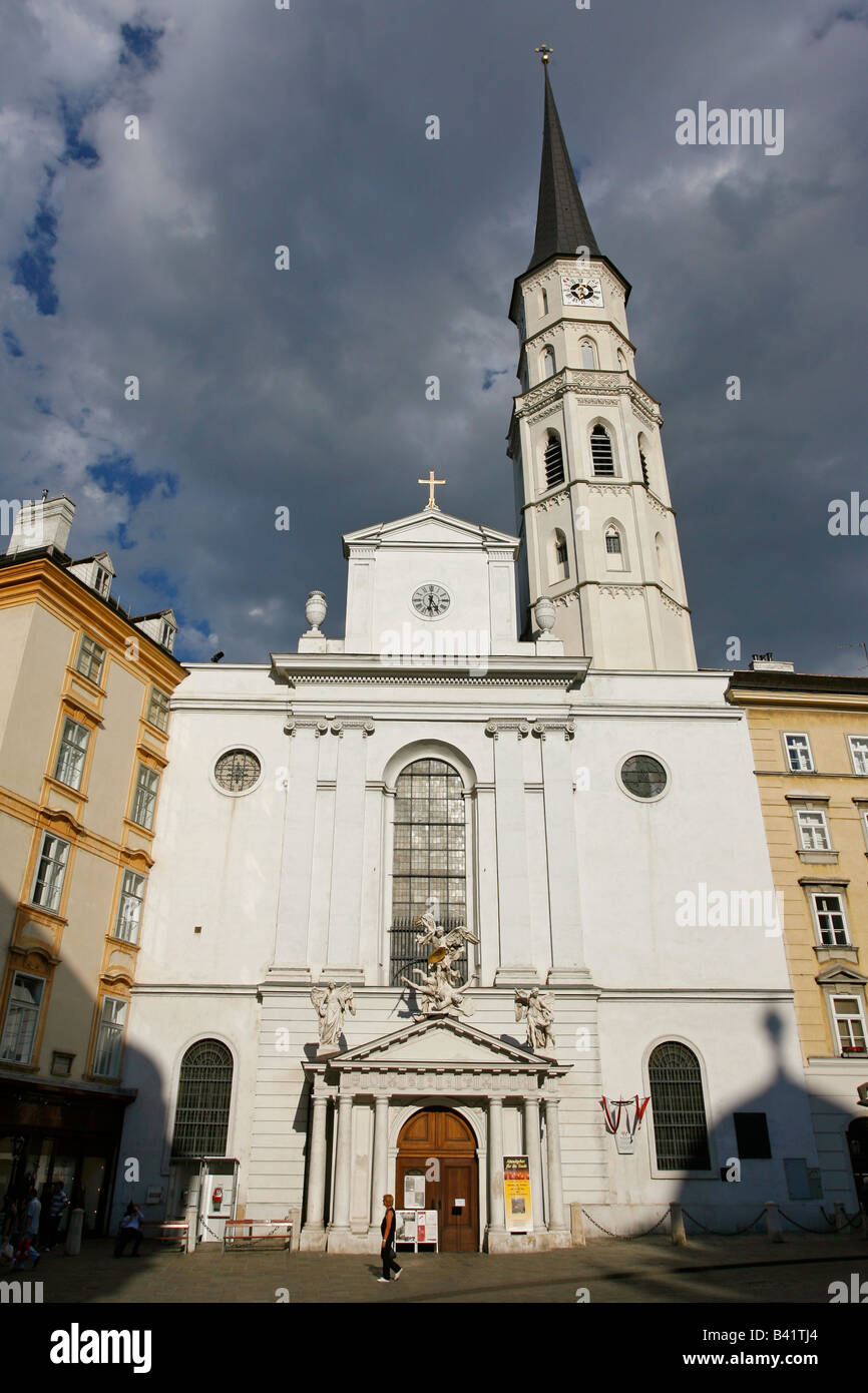Michaelerkirche Vienna Austria Stock Photo - Alamy