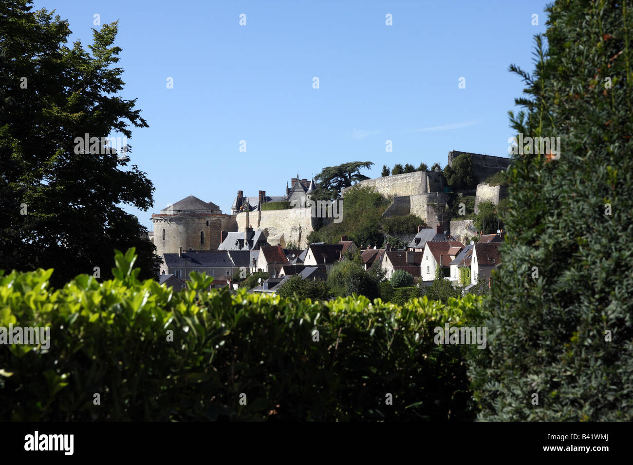 The town of Amboise in the Loire region of France resting place of ...