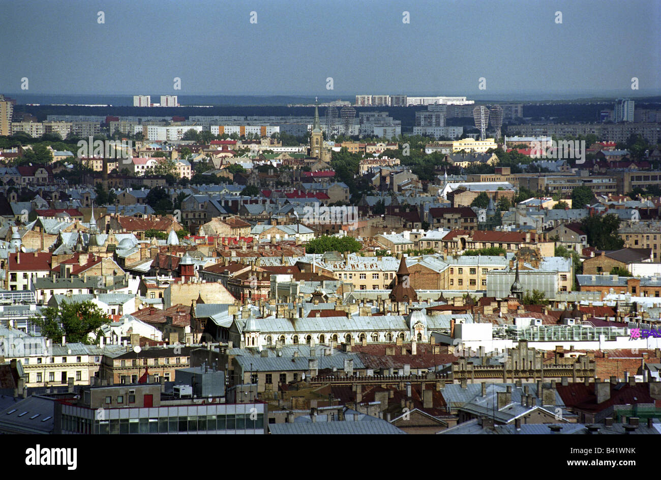 Cityscape of Riga, Latvia Stock Photo - Alamy