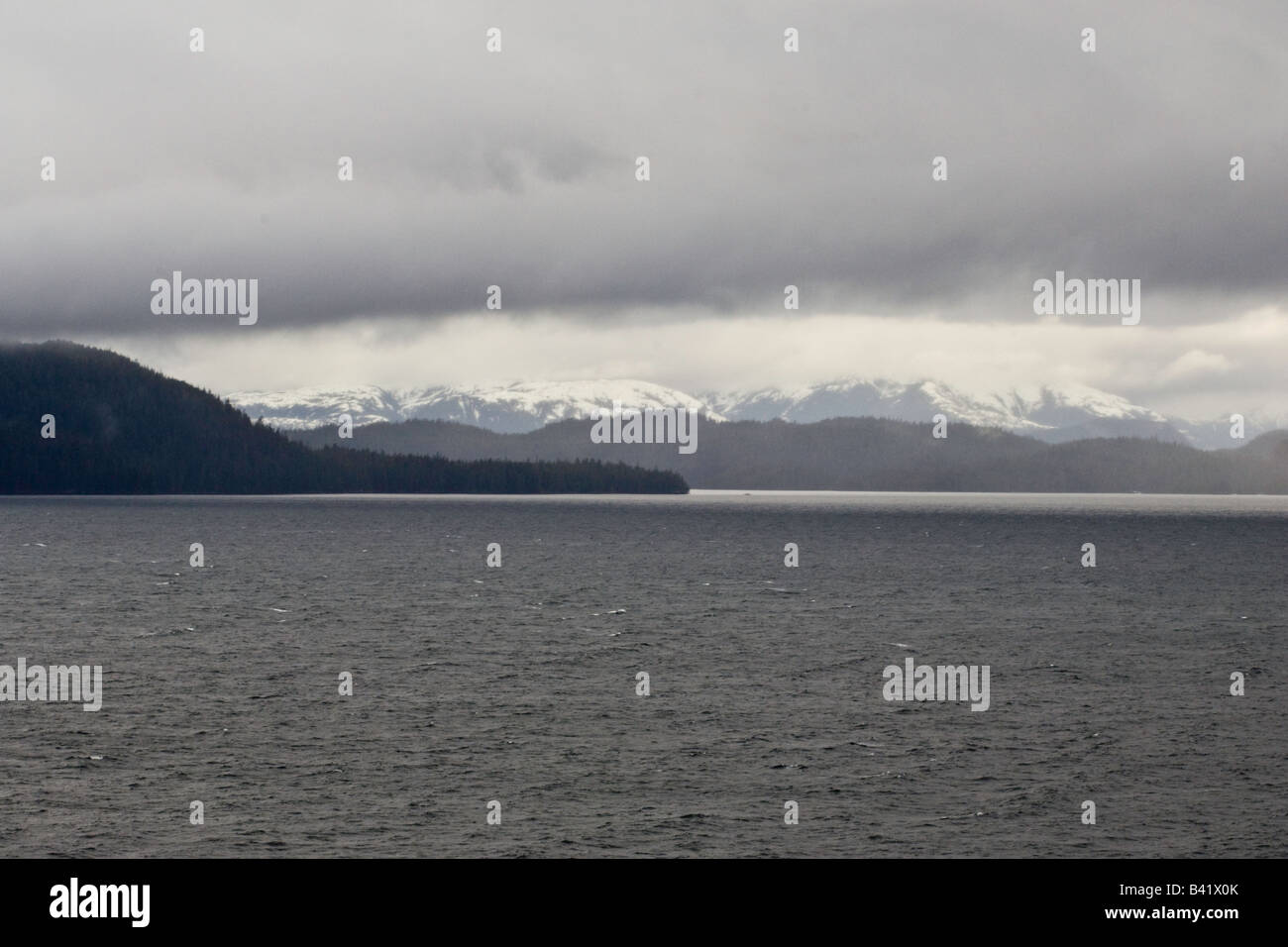 Inside Passage Ketchikan to Juneau Stock Photo - Alamy